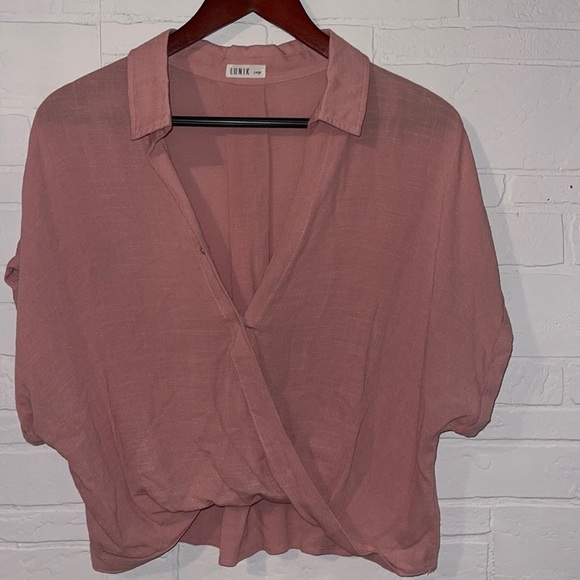 Lunik | Tops | Dusty Pink Top | Poshmark